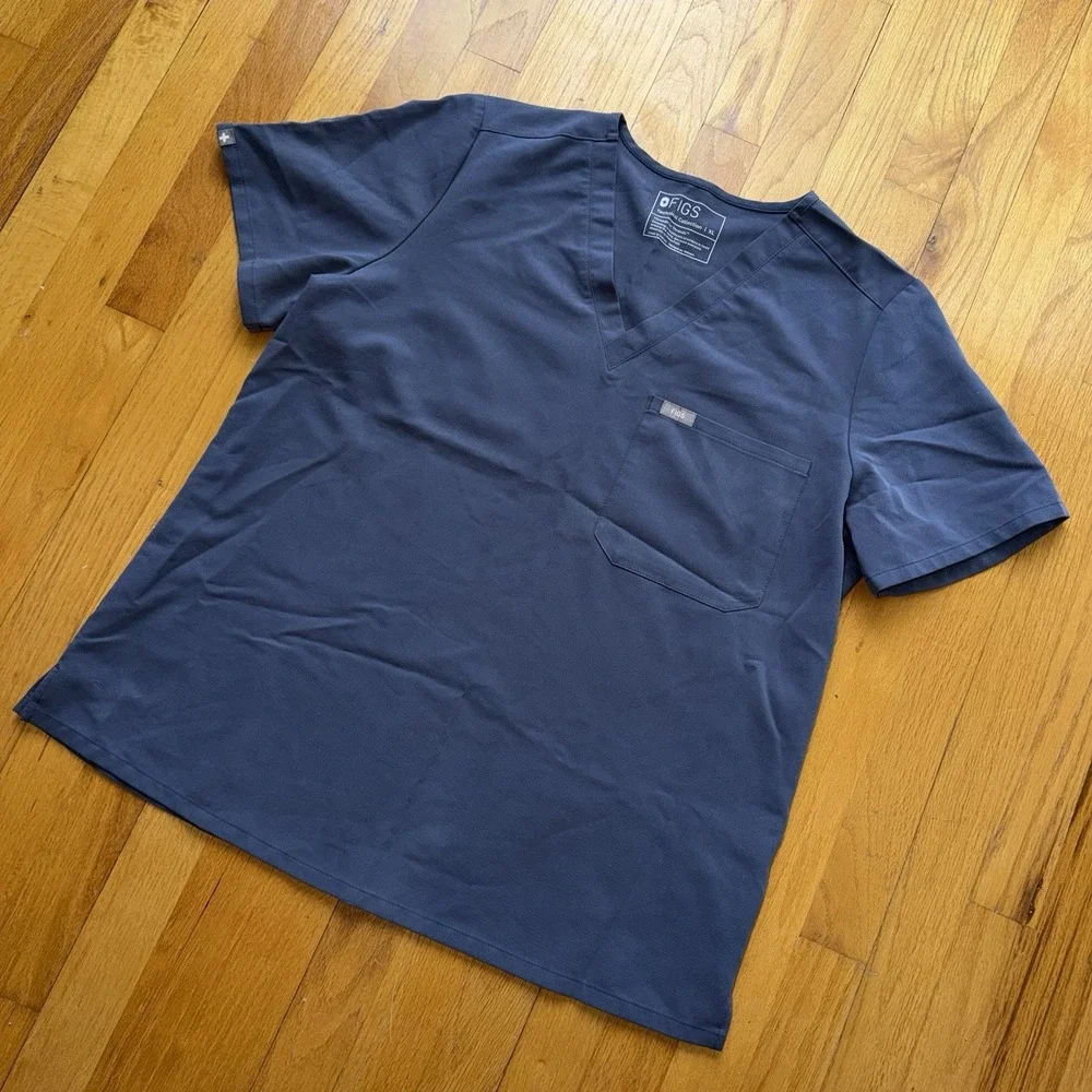 Figs | Tops | Figs Scrub Top Space Navy Blue Catarina One Pocket Xl ...